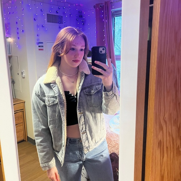 Vigoss | Jackets & Coats | Vigoss Sherpa Lined Jean Jacket | Poshmark